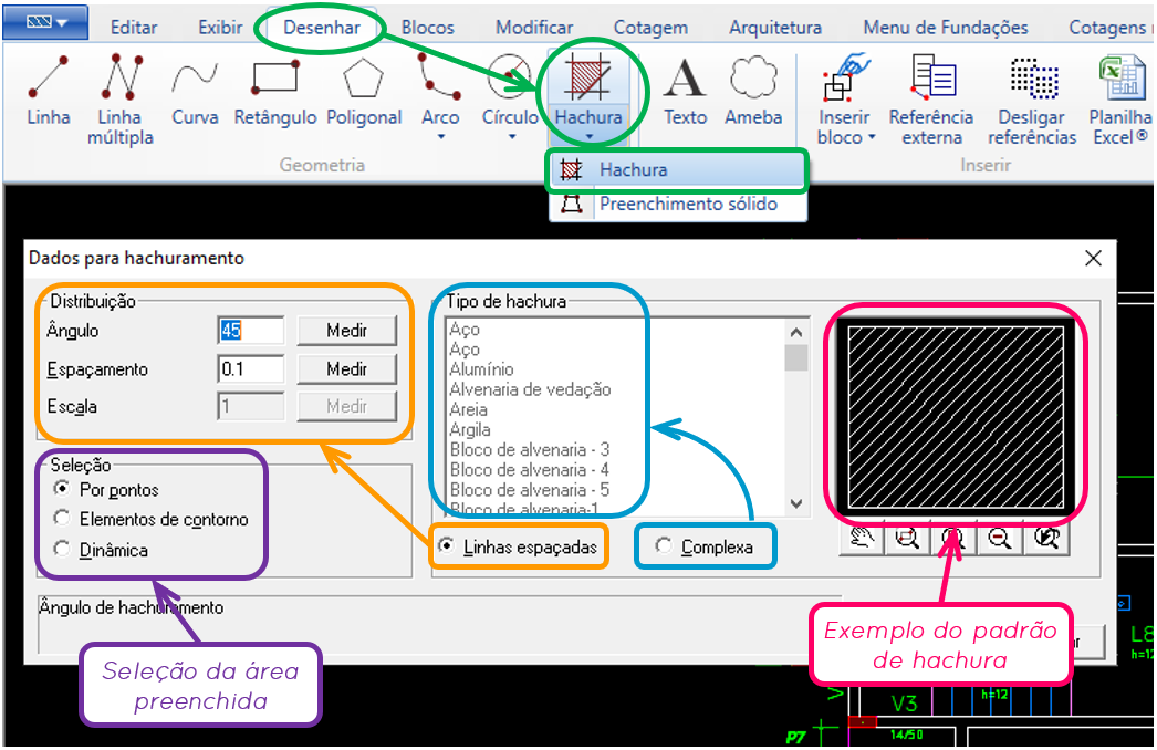 Configuração de plotagem – Hachuras - Blog do herbert